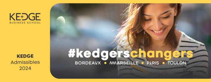 ADMISSIBLES 2024 : KEDGE, une grande école pour développer ta start-up ...